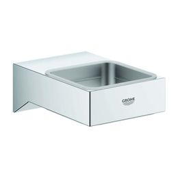 Grohe Selection Cube Halter 40865000 chrom, für Glas, Seifenpender/-schale