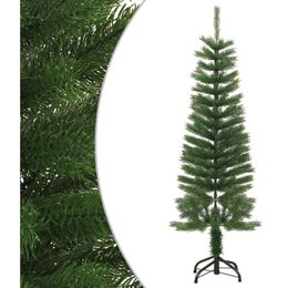 Künstlicher Weihnachtsbaum,Kunstbaum mit Ständer Schlank 120 cm pe vidaXL