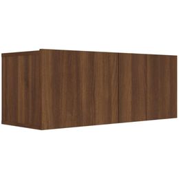 TV-Schrank Braun Eichen-Optik 80x30x30 cm Holzwerkstoff vidaXL