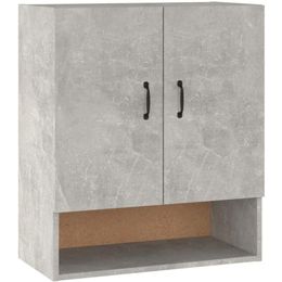 vidaXL - Wandschrank Betongrau 60x31x70 cm Holzwerkstoff