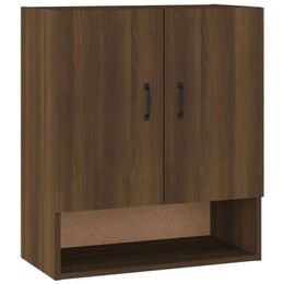 Wandschrank Braun Eichen-Optik 60x31x70 cm Holzwerkstoff vidaXL