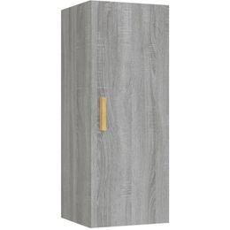 Wandschrank Grau Sonoma 34,5x34x90 cm Holzwerkstoff vidaXL