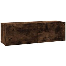 TV-Wandschrank Räuchereiche 100x30x30 cm Holzwerkstoff vidaXL