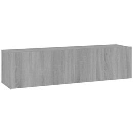 TV-Wandschrank Grau Sonoma 120x30x30 cm Holzwerkstoff vidaXL