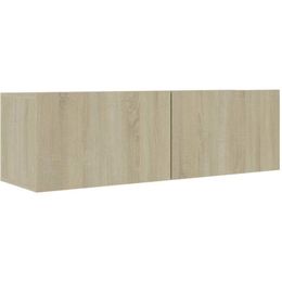 TV-Schrank Sonoma-Eiche 100x30x30 cm Holzwerkstoff vidaXL