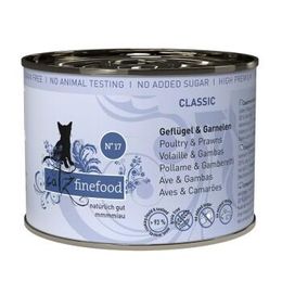 Catz Finefood Nassfutter Katze Classic Adult No. 17 Gefl&uuml;gel und Garnele 12x200 g