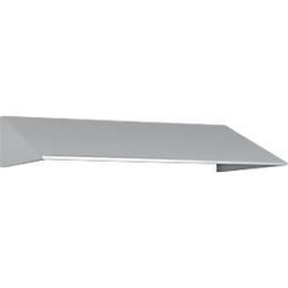 Schrägdachaufsatz für C+P Schließfachschrank Resisto, Neigung von 26°, B 1148 x T 640 x H 230 mm, Stahl, lichtgrau RAL 7035