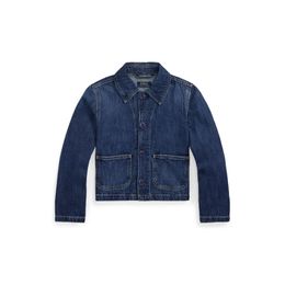 Polo Ralph Lauren Jacke M&auml;dchen Gr&ouml;&szlig;e 136/142 blue denim / hellblau