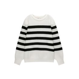 Pull&Bear Pull&bear Pullover Damen Gr&ouml;&szlig;e L schwarz / wei&szlig;