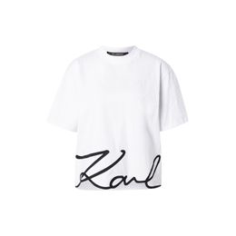K by KARL LAGERFELD Karl Lagerfeld T-Shirt Damen Gr&ouml;&szlig;e L schwarz / wei&szlig;