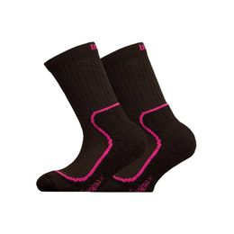 UphillSport Trekkingsocken in Schwarz - 77% | Gr&ouml;&szlig;e 31-33 | Kinder-outdoor-waesche