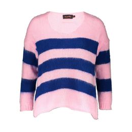 miss goodlife Pullover "Stripes" in Rosa/ Dunkelblau - 87% | Gr&ouml;&szlig;e L | Damen-pullover-cardigans