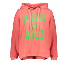miss goodlife Hoodie "Rock and Roll" in Koralle - 87% | Größe S | Damen-sweatshirts-jacken