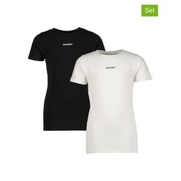 Raizzed 2er-Set: Shirts in Schwarz/ Weiß - 52% | Größe 134/140 | Kinder-oberteile