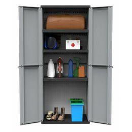 Terry - Frottee-Kleiderschrank mit zwei Türen und Einlegeböden cm 68 x 38x 164 h