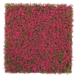 JANGAL Modular Wall Akustik 3D Paneele 520 x 520 mm Pink Design Grass Kunst Pflanzwand Bunte Gräser