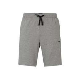 Shorts BOSS "Shorts", Herren, Gr. S, N-Gr, grau, Obermaterial: 95% Eiderdaune Eider. 5% Elasthan EL., Hosen