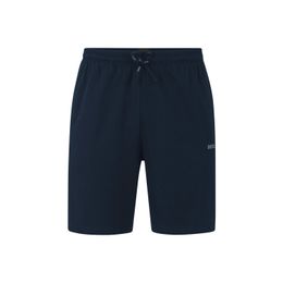 Shorts BOSS "Shorts", Herren, Gr. L, N-Gr, blau, Obermaterial: 95% Eiderdaune Eider. 5% Elasthan EL., Hosen