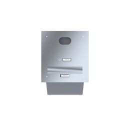LEABOX Kamera Durchwurfbriefkasten in Edelstahl COMELIT 1250U