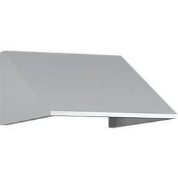 Schrägdachaufsatz für C+P Schließfachschrank Resisto, Neigung von 26°, B 396 x T 540 x H 230 mm, Stahl, lichtgrau RAL 7035