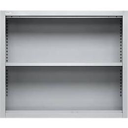 Schäfer Shop Schäfer Shop Select Aufsatzregal MS, 2 OH, B 950 x T 400 x H 800 mm, Stahlblech, Weißaluminium