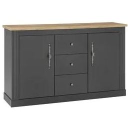 Sideboard Home Affaire "WESTMINSTER", grau (grau, dunkel), B:146cm H:95cm T:45cm, Sideboards, Breite ca. 146 cm