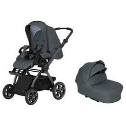 Kombi-Kinderwagen Hartan "Topline 4.0 GTS", grau (animal stars), Baby, Aluminium, Polyester, Baumwolle, Kinderwagen, mit Falttasche; Made in Germany