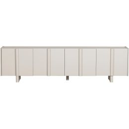 TV-Board Woood "Nook", beige, B:200cm H:53cm T:46cm, FSC-zertifizierter Holzwerkstoff, Sideboards, mit viel Stauraum, H 53 cm x B 200 cm