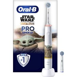 Elektrische Zahnbürste Oral-B "Pro Junior", weiß, Elektrozahnbürsten, Drucksensor