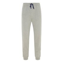 Jogginghose Hajo "Jogginghose" Gr. 5XL, N-Gr, grau, Herren, Obermaterial: 62% Baumwolle CO. 33% Polyester PES. 5% Elasthan EL., Hosen