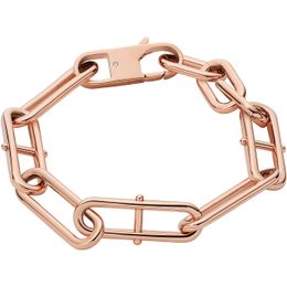 Armband Fossil "HERITAGE, JF04671791", rosa (roségoldfarben), Armbänder, Damen, Edelstahl