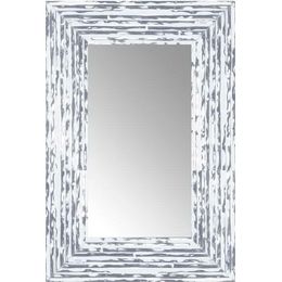 Dekospiegel Lenfra "Charlie", silber (silberfarben), B:73cm H:113cm T:2,2cm, Holz, Spiegel, Wandspiegel