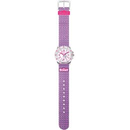 Quarzuhr Scout "Achtion Girls, 280378006", lila (lila, rosa), Armbanduhren, Kinder, Lernuhr, ideal auch als Geschenk