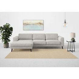 Ecksofa Trendmanufaktur "Lumber Jack, elegantes Designsofa, zeitlos modern, hoher Sitzkomfort", beige (cannoli cream), B:280cm H:85cm T:167cm, 88% Polyester, 12% Nylon, Sofas, Ecksofa, wahlweise mit Bettfunktion u. Bettkasten, L-Form