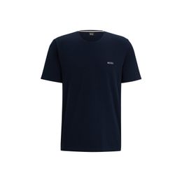 T-Shirt BOSS "T-Shirt Mix & Match T-Shirt R 1er Pack" Gr. L, blau, Herren, Obermaterial: 95% Baumwolle CO. 5% Elasthan EL., Shirts