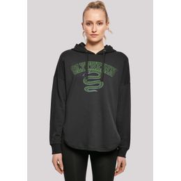 Kapuzenpullover F4NT4STIC "Harry Potter Slytherin Sport Emblem", Damen, Gr. L, schwarz, Obermaterial: 100% Baumwolle, casual, oversize, Langarm, Pullover, Print