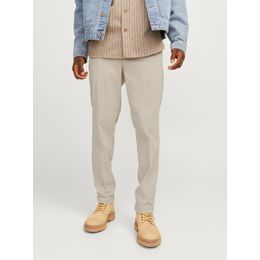 Jack & Jones Chinos JACK & JONES "JPSTACE JJCORDUROY CHINO SN" Gr. 29, Länge 32, gelb (moonbeam), Herren, Web, Obermaterial: 98% Baumwolle, 2% Elasthan, meliert, Hosen