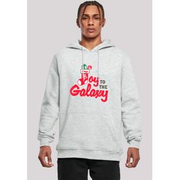 Kapuzenpullover F4NT4STIC "Star Wars Joy to the Galaxy XMAS" Gr. XL, grau (erdgrau), Herren, Obermaterial: 65% Baumwolle, 35% Polyester, Pullover, Premium Qualität