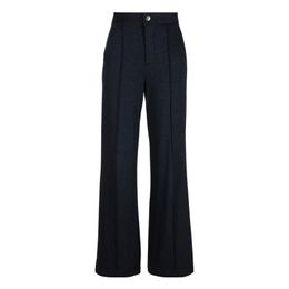 G-Star Raw Jerseyhose G-STAR "Dressed Jersey Pants", Damen, Gr. M, N-Gr, osaka blau htr, Web, Obermaterial: 73% Viskose, 24% Polyamid, 3% Elasthan, meliert, casual, straight fit, Hosen, mit einem bequemen Gummibund hinten