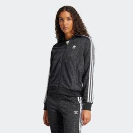 Outdoorjacke adidas originals "SNAKE FB TT", Damen, Gr. M, schwarz (schwarz, multicolor), Obermaterial: 100% Polyester, sportlich, Jacken