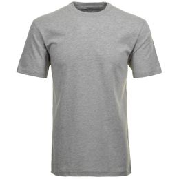 T-Shirt Ragman "Set:" Gr. 58, grau (grau, melange), Herren, Baumwolle, Shirts