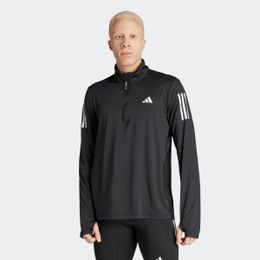 Rollkragenshirt adidas Performance "OTR B HZ", Herren, Gr. L, schwarz, Obermaterial: 91% Polyester, 9% Elasthan, clean, sportlich, Shirts