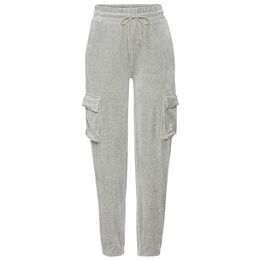 Cargohose Converse Gr. L (40), N-Gr, grau (vintage grau heather), Damen, Sweatware, Obermaterial: 76% Baumwolle, 24% Polyester, unifarben, Hosen