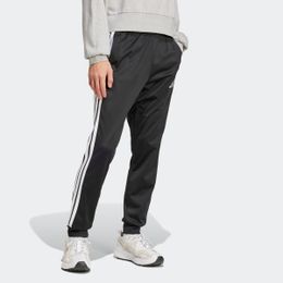 Sporthose adidas Sportswear "M 3S TR RT PT" Gr. L, N-Gr, schwarz-weiß (schwarz, weiß), Herren, Obermaterial: 100% Polyester, Hosen