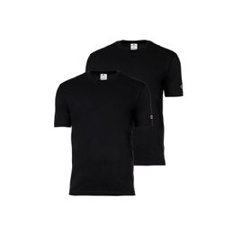 T-Shirt Champion "T-Shirt 2er Pack" Gr. XL, schwarz, Herren, Obermaterial: 100% Baumwolle CO., Shirts