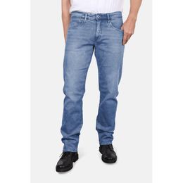 HERO by John Medoox 5-Pocket-Jeans »Denver Fashion Regular Straight Stretch« Straight Fit Casual Clean Wash Denim Jeans für Herren lightblue denim...