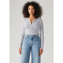 Levi's Levi's Damen Langarmshirt &raquo;DRY GOODS VACATIONER LS&laquo; mit Rippstruktur S (36)