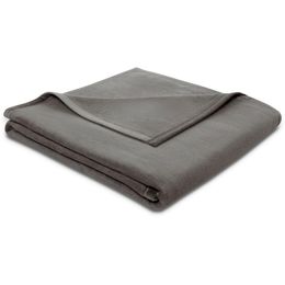 Biederlack Wohndecke »Cotton Sense« aus 100% Baumwolle basalt Obermaterial: 100% Baumwolle B/L: 150 cm x 200 cm