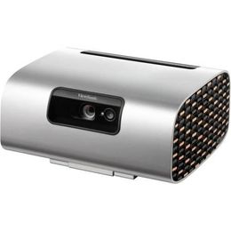 Viewsonic Beamer M10E FHD 2200 RGB Laser 2200 ANSI-Lumen mit Fernbedienung, Zoom-Funktion, WLAN, Integrierter Lautsprecher