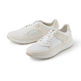 Tchibo Veloursleder-Sneaker - Weiss - Gr.: 40